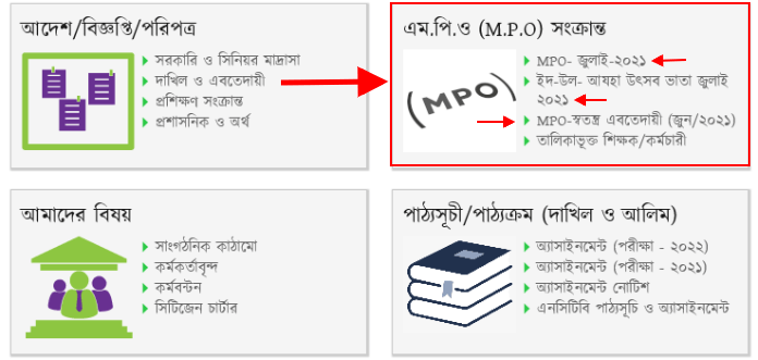 MEMIS Madrasah MPO Sheet: মাদ্রাসা এমপিও শীট দেখুন